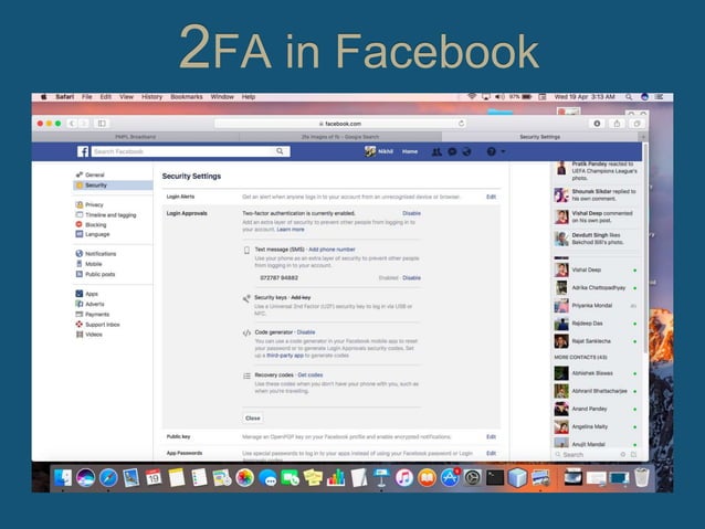 Two Factor Authentication | PPTX | Internet | Computing