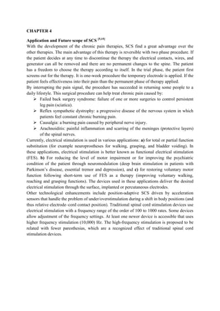Spinal cord Stimulation | PDF