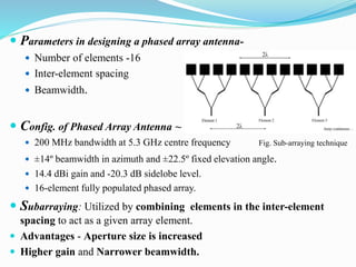 Overlapped Phased Array Antenna for Avalanche Radar | PPT