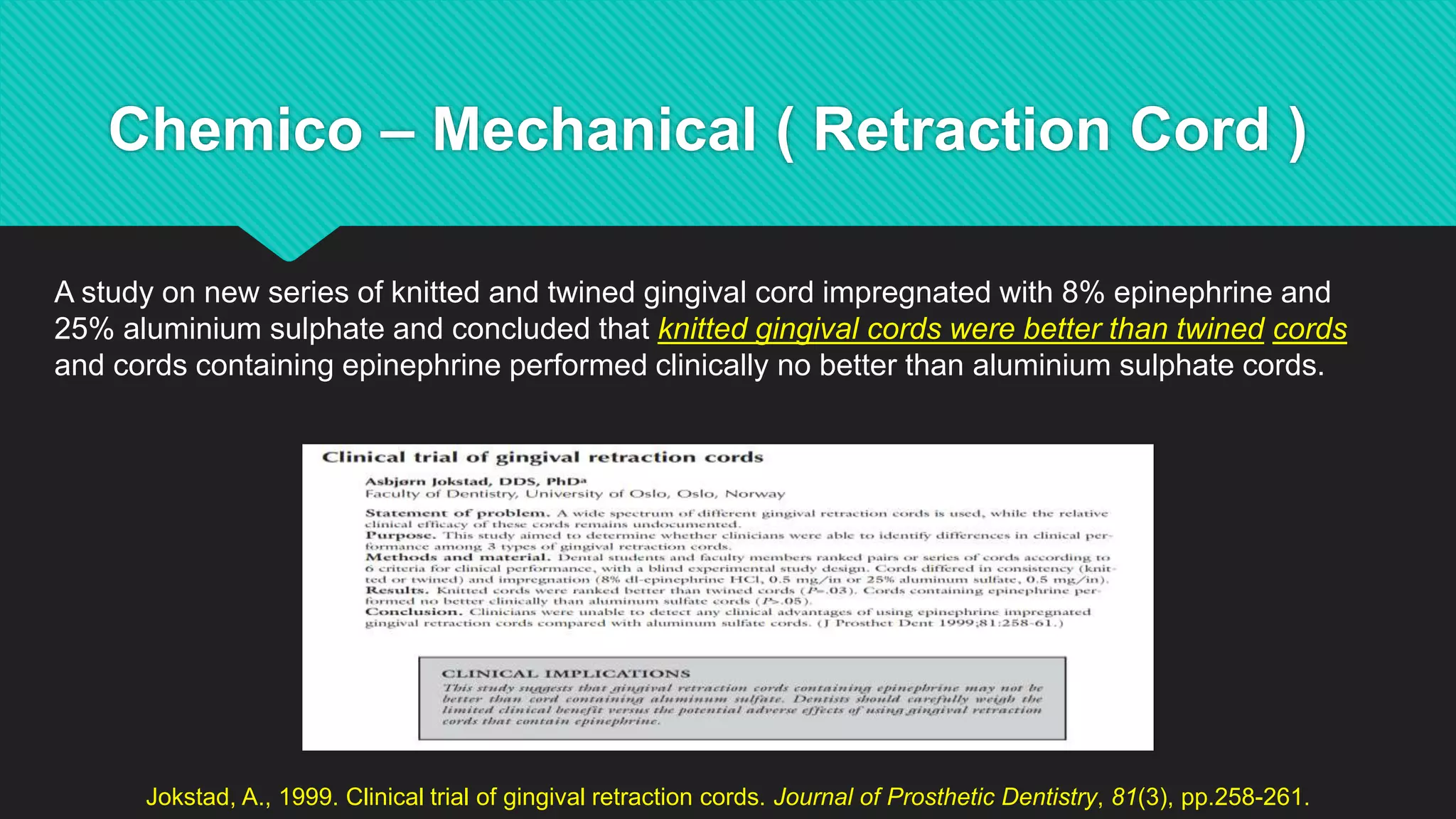 Gingival Retraction | PPTX