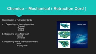 Gingival Retraction | PPTX