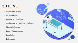 Augmented reality and Virtual reality in Healthcare | PPTX