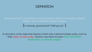 IV CANNULATION , BLADDER CATHERIZATION , INTRODUCTION TO CENTRAL LINES ...