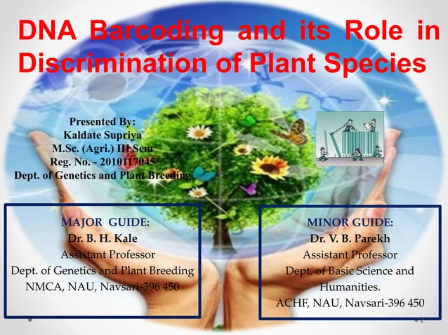 DNA Barcoding and its application in species identification | PPTX ...
