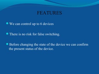 cell phone based device control | PPT | Home Appliances | Home & Garden