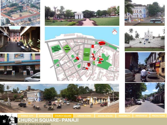 history of urban spaces-panaji | PPTX