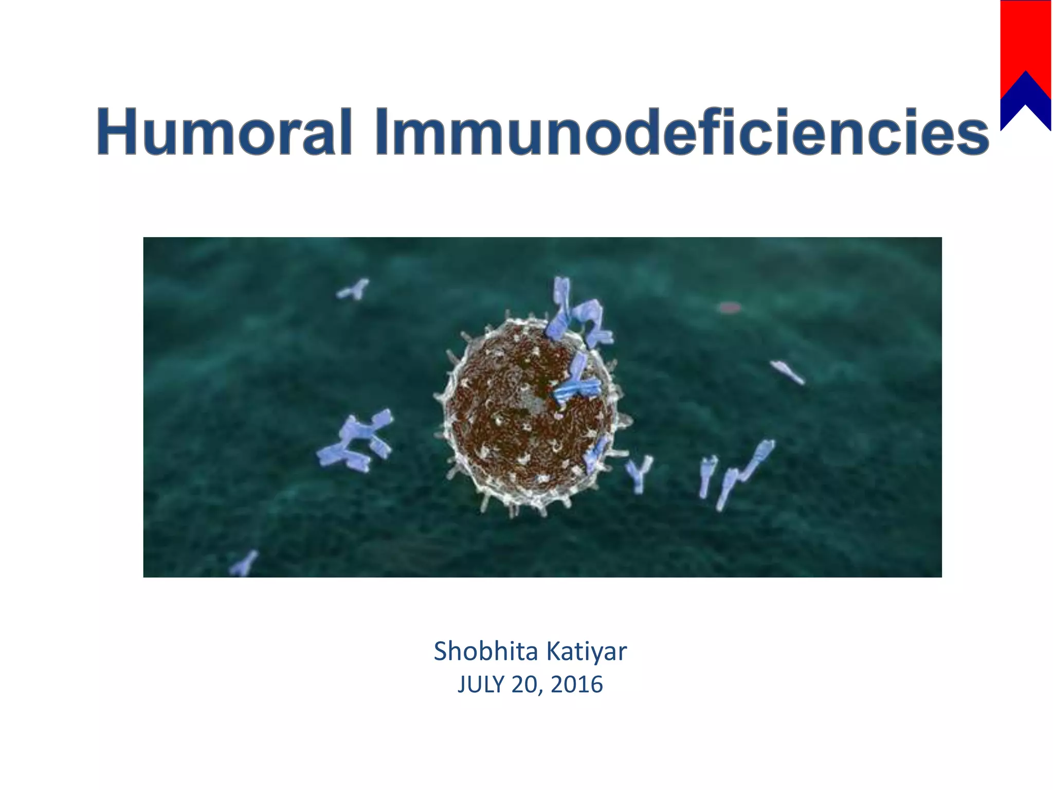 Humoral Immunodeficiencies | PPTX | Blood Disorders | Diseases and ...