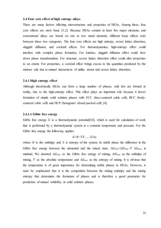 high entropy alloys | DOCX