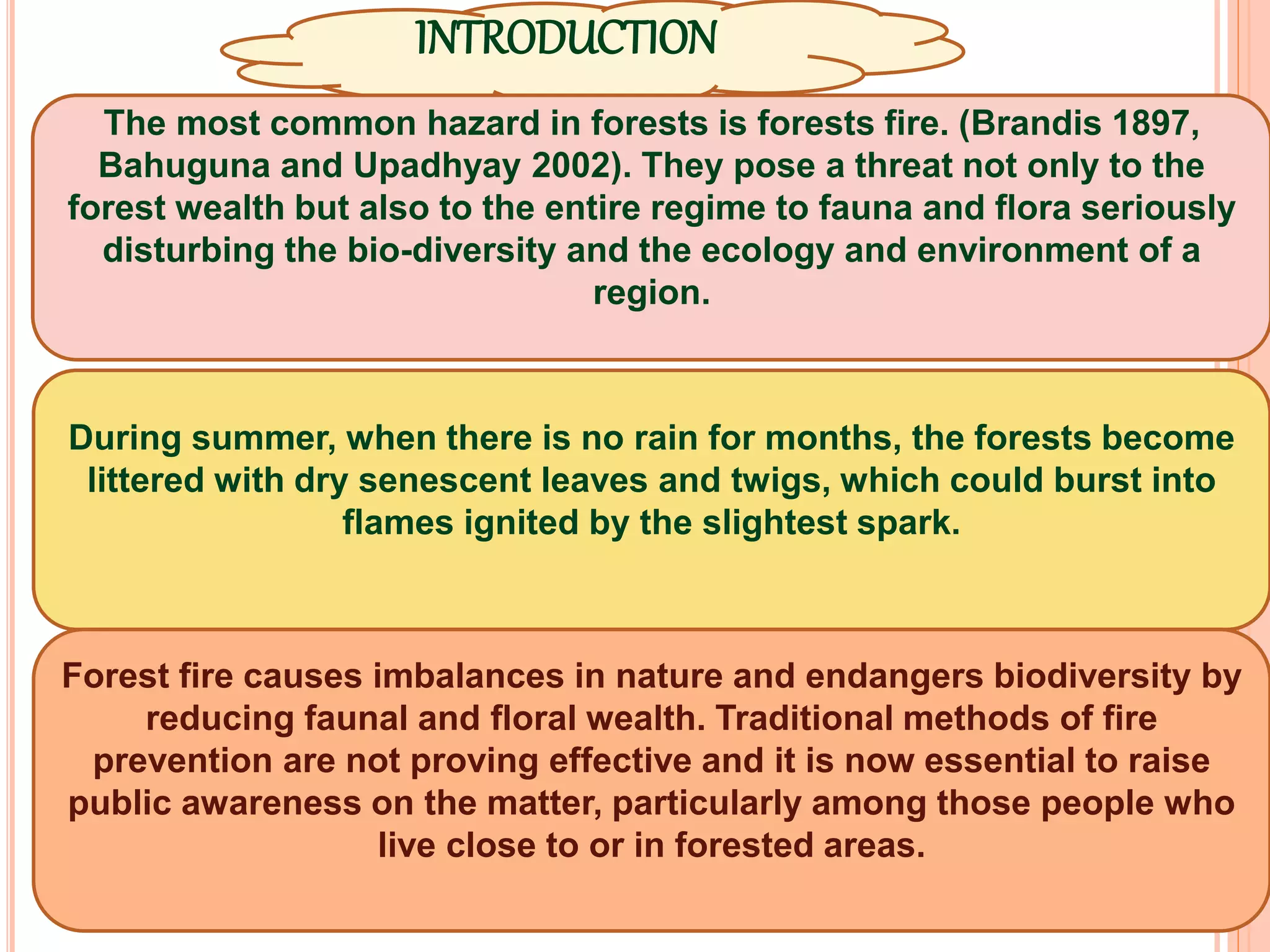 Forest Fire- its impacts, case studies | PPTX