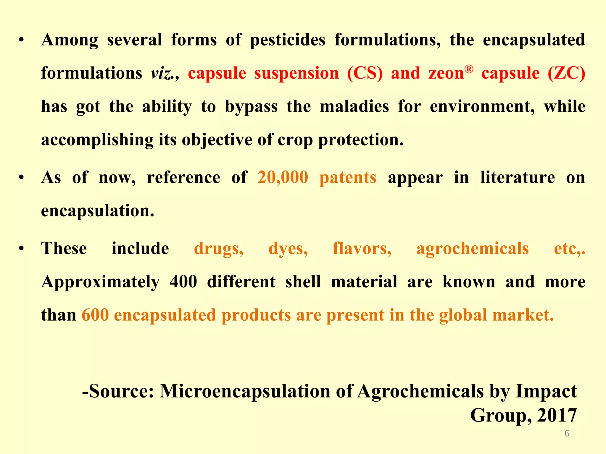 Microencapsulation of Insecticides | PDF