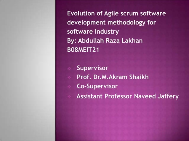 Case Study on agile scrum methodology on shopping cart | PPTX | Computer Software and ...