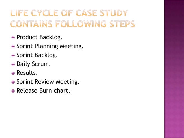 Case Study on agile scrum methodology on shopping cart | PPTX ...