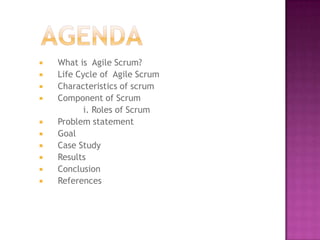 Research paper presentation on agile scrum | PPT