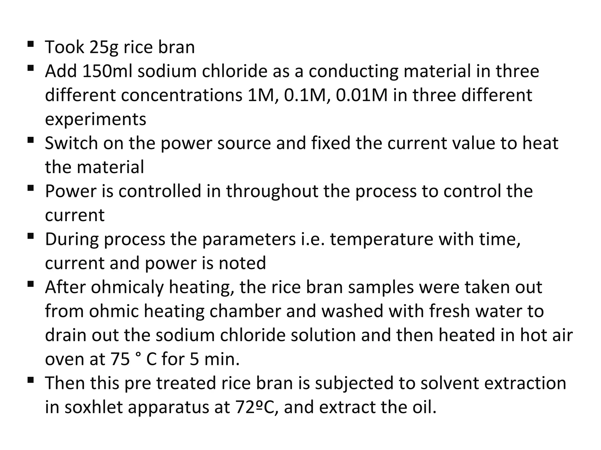 Power point presentation (ppt) on Ohmic Heating & Extraction Processing ...