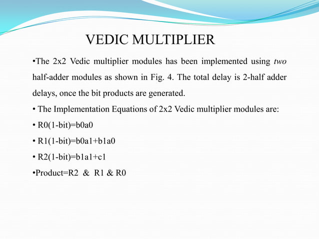 vedic mathematics based MAC unit | PPTX