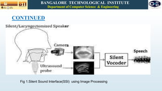 SILENT SOUND TECHNOLOGY ppt.pptx | Digital Audio | Computer Software ...