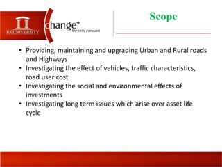 Development of road network | PPTX