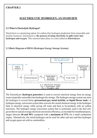 Electrolytic Hydrogen A Future Technology Of Energy Storage | PDF
