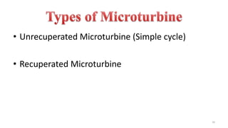 microturbine final seminar ppt | PPTX | Home Appliances | Home & Garden