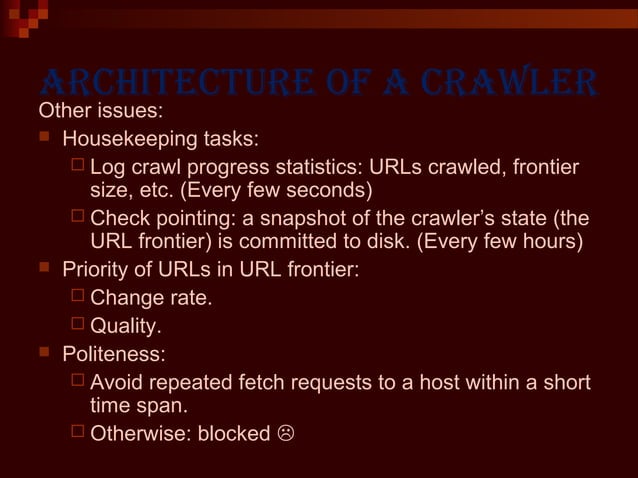 WebCrawler | PPT