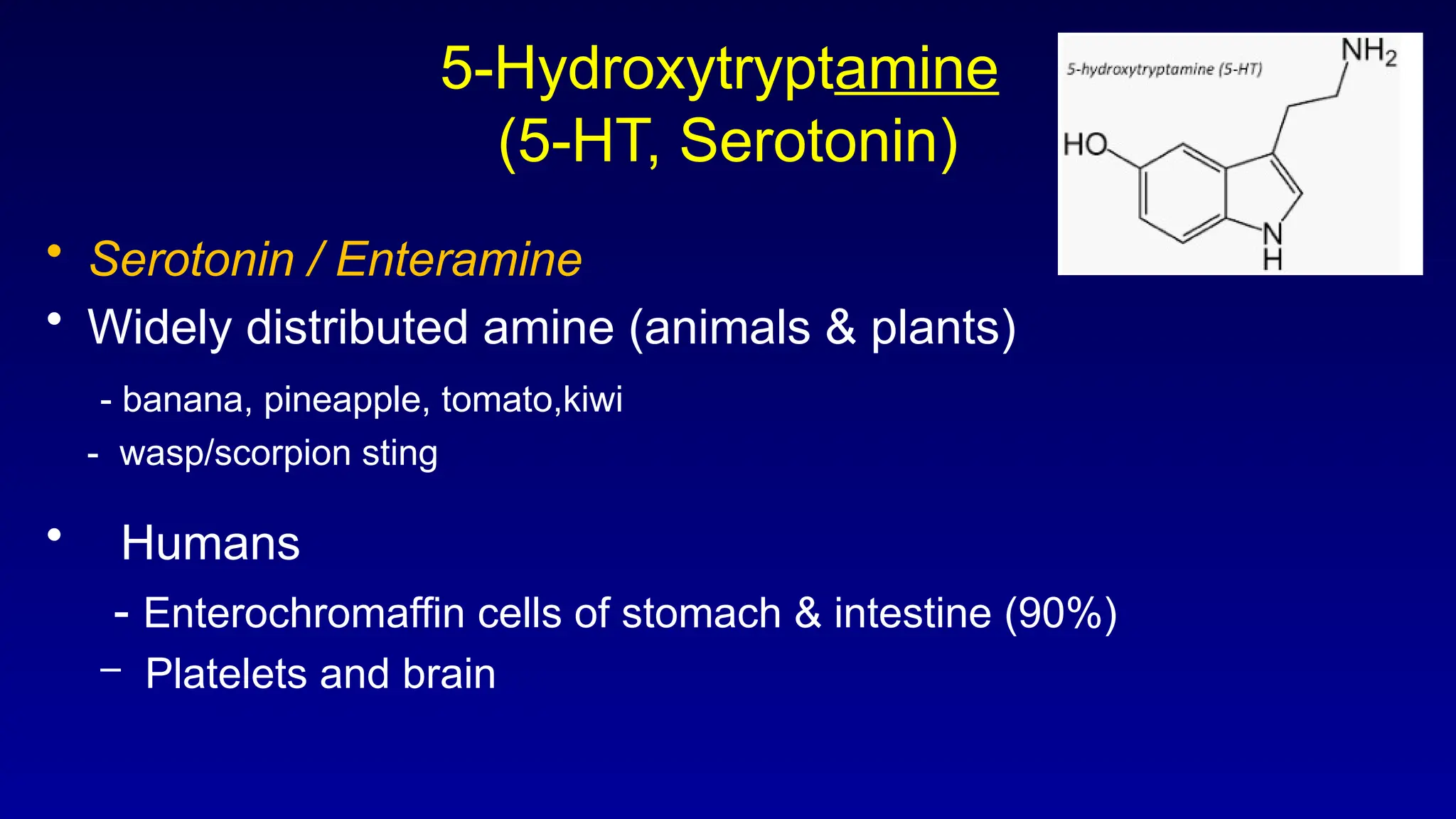 Serotonin,serotoninergic receptors and Drugs acting on serotonin receptors and | PPT
