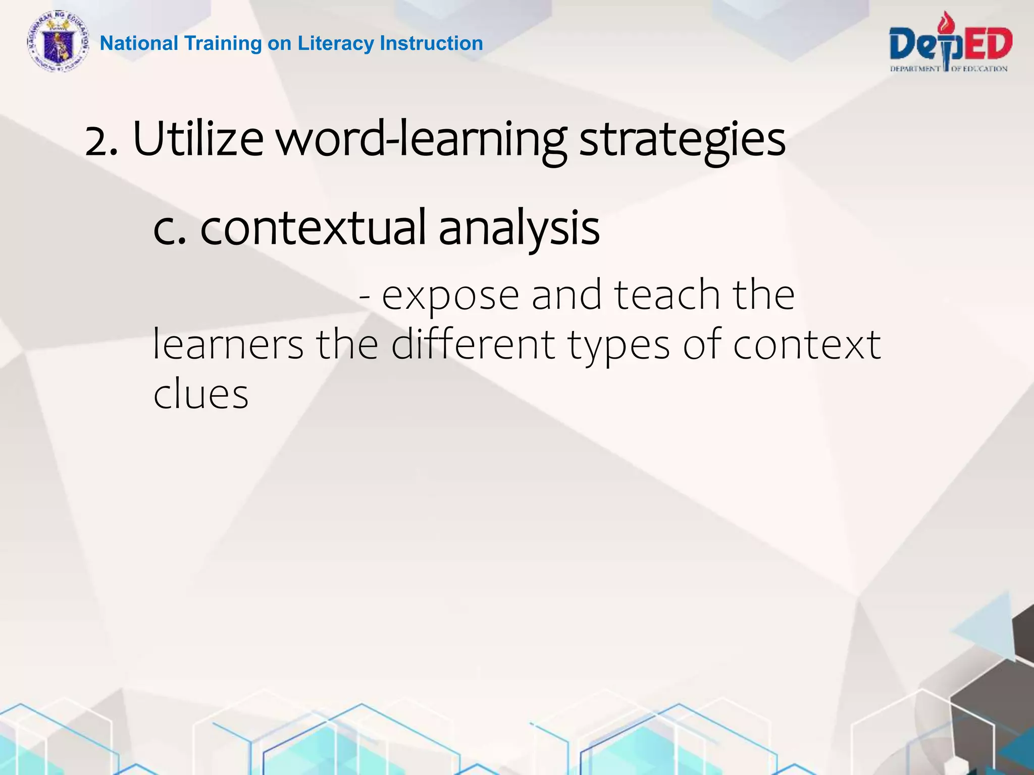 Final Session 6 Presentation Employing Vocabulary Instruction for ...