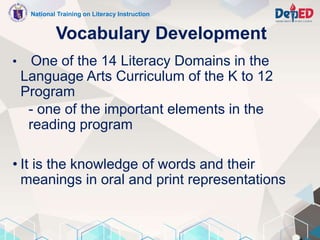 Final Session 6 Presentation Employing Vocabulary Instruction for ...