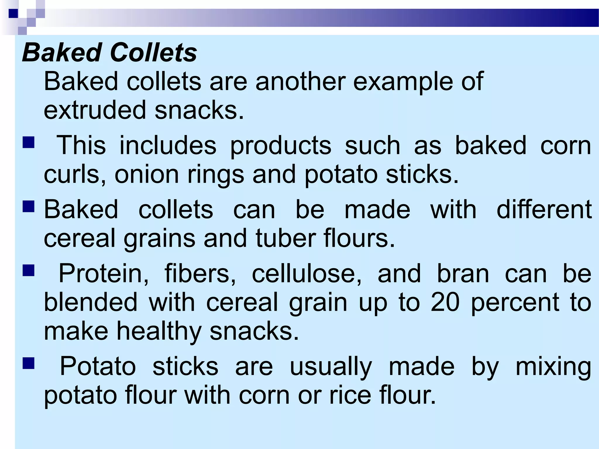 Extruded Snack Food | PPT