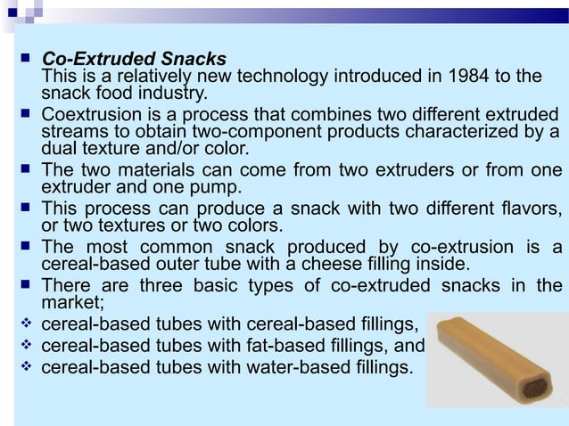 Extruded Snack Food | PPT