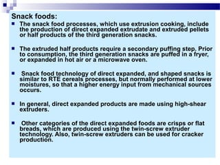 Extruded Snack Food | PPT