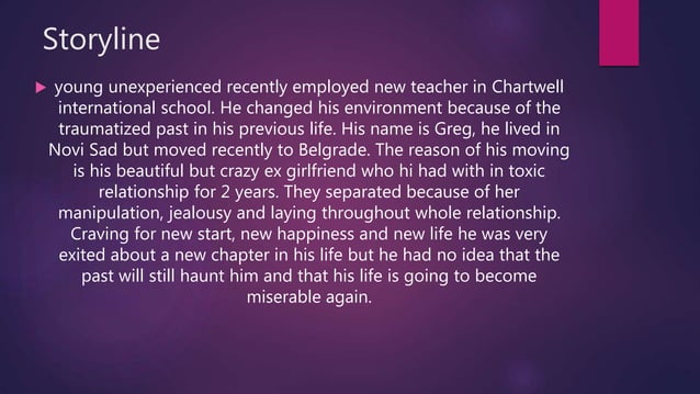 Final short film storyline | PPT