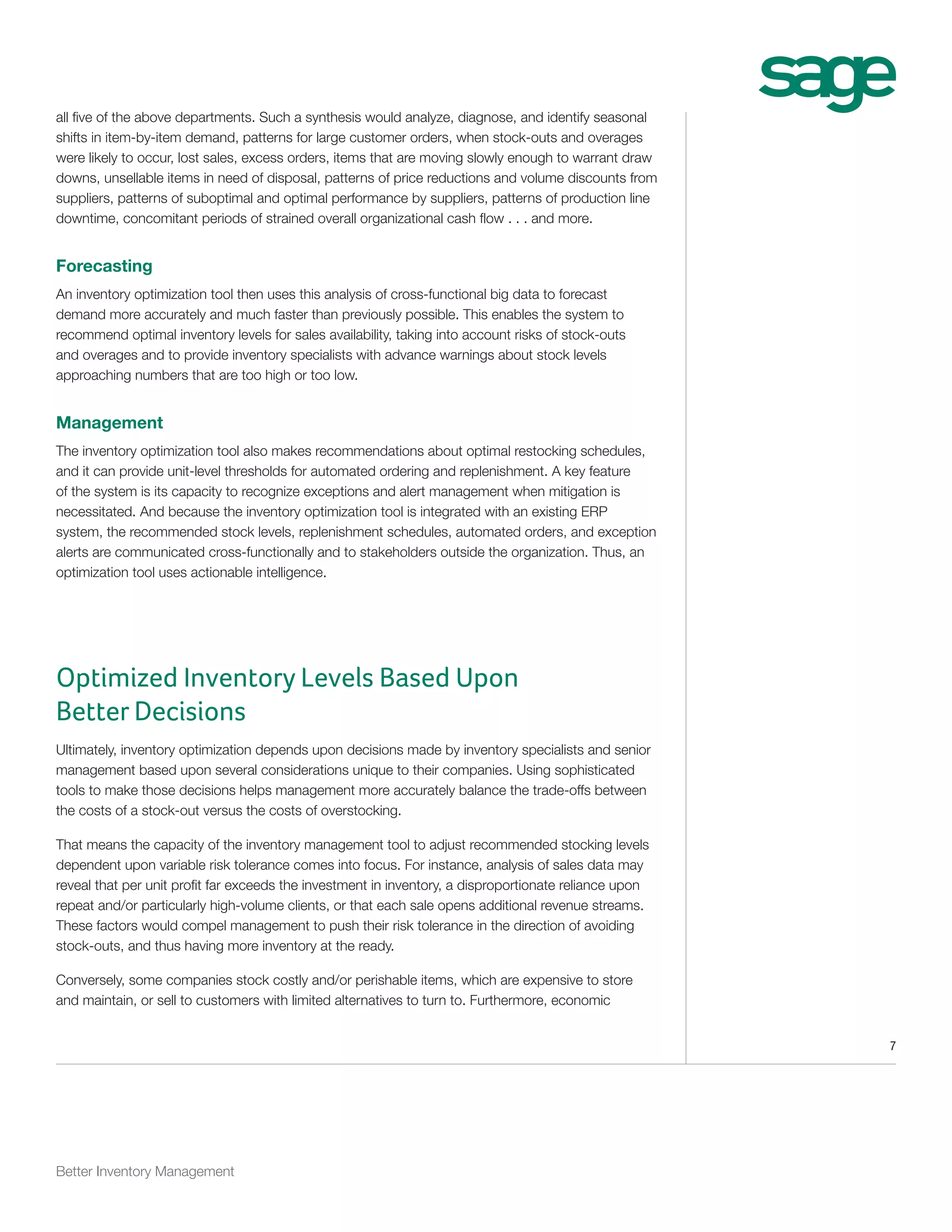 Better Inventory Management | PDF