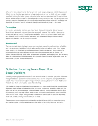 Better Inventory Management | PDF