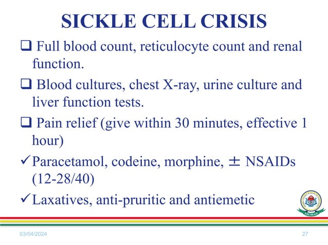 THE SICKLE CELL DISEASE IN PREGNANCY.pptx | Pregnancy | Reproductive Health