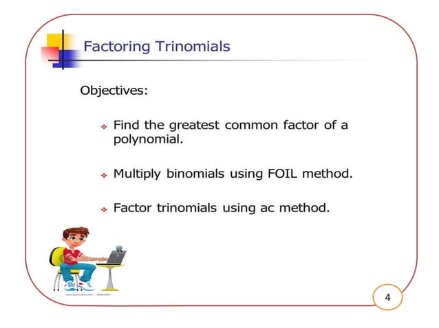 factoring trinomials using ac method | PDF
