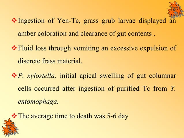 Role of Entomopethogenic bacteria and prospects | PPT | Biological ...