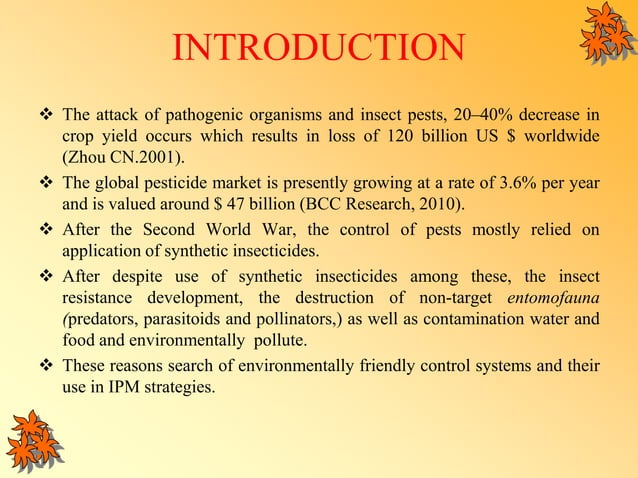 Role of Entomopethogenic bacteria and prospects | PPT | Biological ...