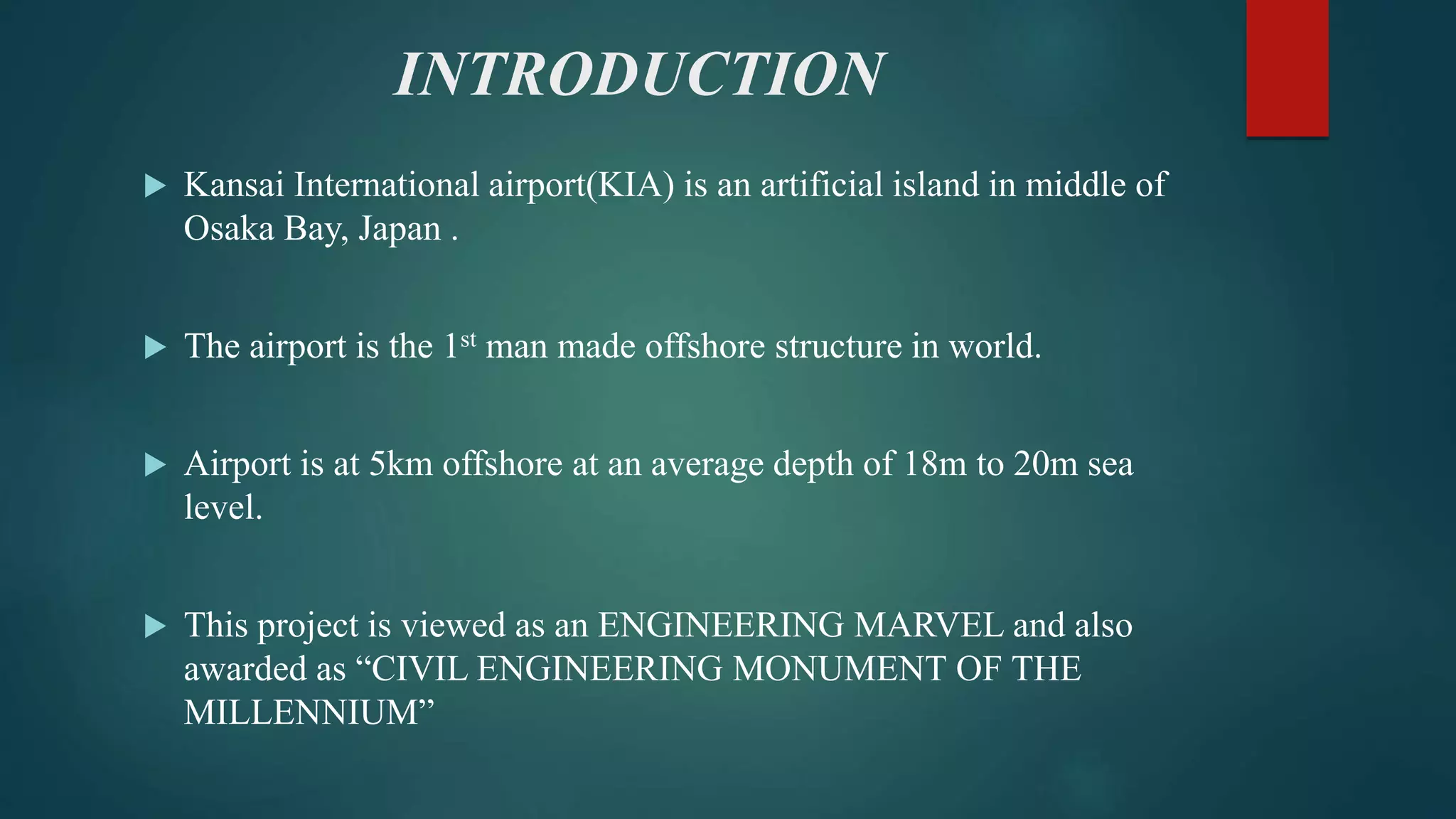 Sinking airport-KANSAI INTERNATIONAL AIRPORT | PPT