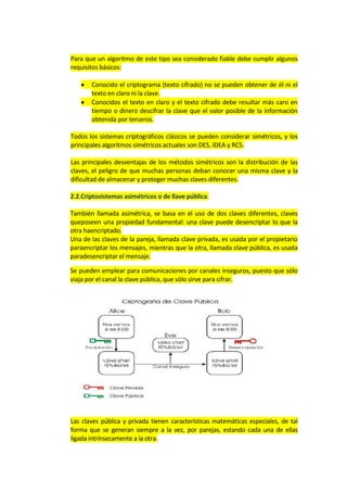 sistemas de cifrado clasicos | DOCX