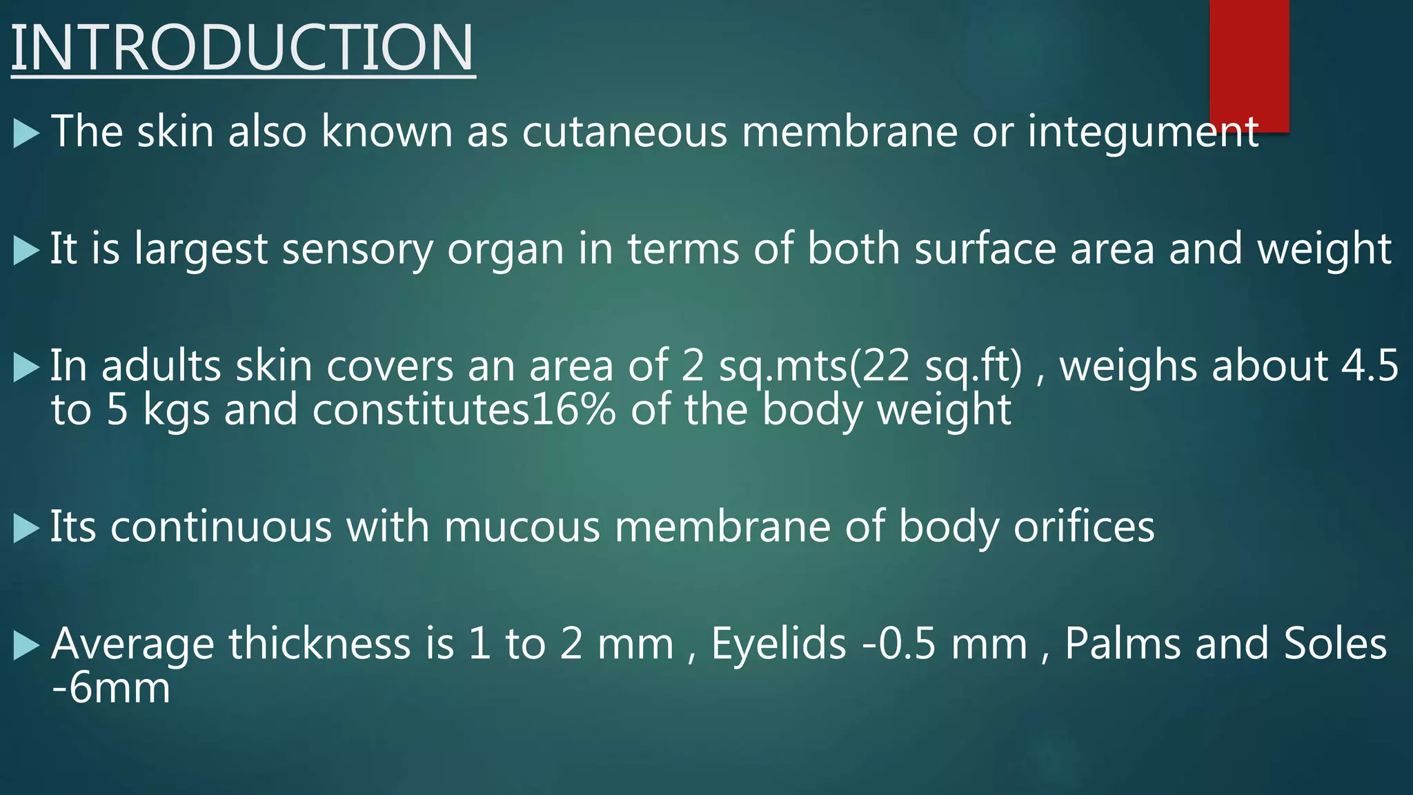 ANATOMY AND PHYSIOLOGY OF SKIN | PPTX