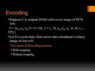 Skin tone based steganography | PPTX