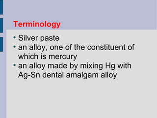 Finals lecture amalgam | PPT
