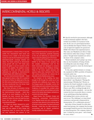 INTERCONTINENTAL HOTELS GROUP (IHG) - DESIGN & DEVELOPMENT EUROPE ...