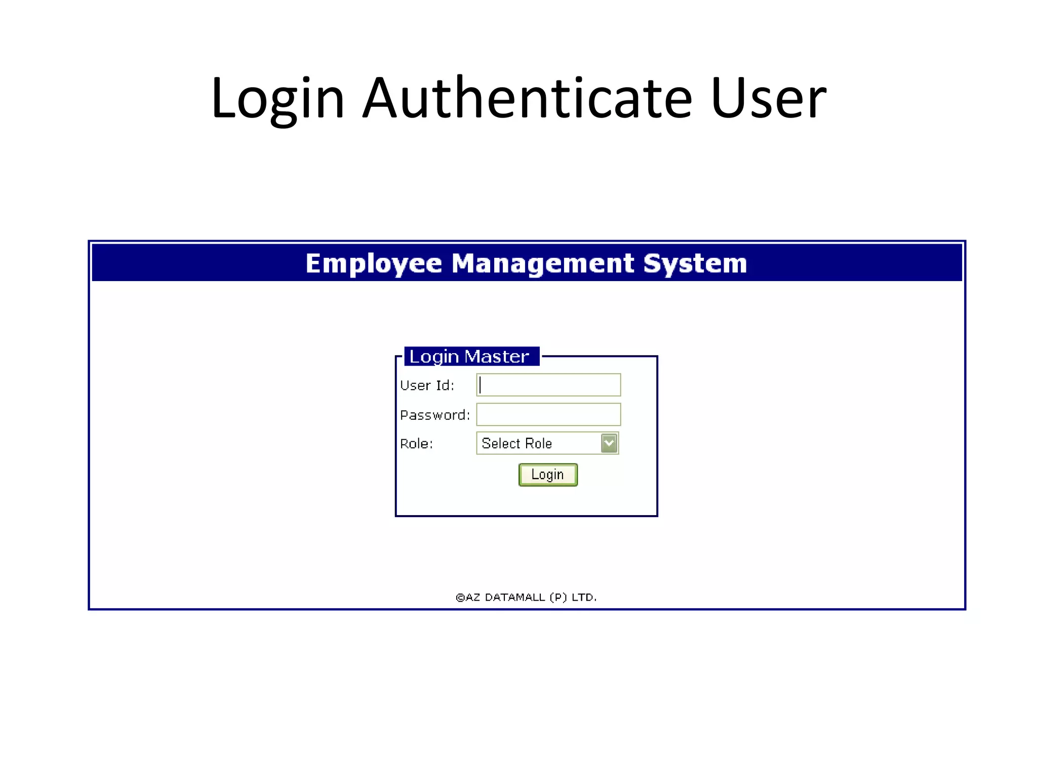 Employee Management System | PPTX