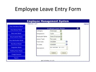 Employee Management System | PPTX