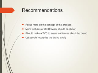 Focus Group Discussion on UC Browser Bangladesh TVC | PPT