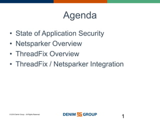 Optimizing Your Application Security Program with Netsparker and ...