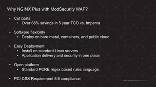 Secure Your Apps with NGINX Plus and the ModSecurity WAF | PPTX