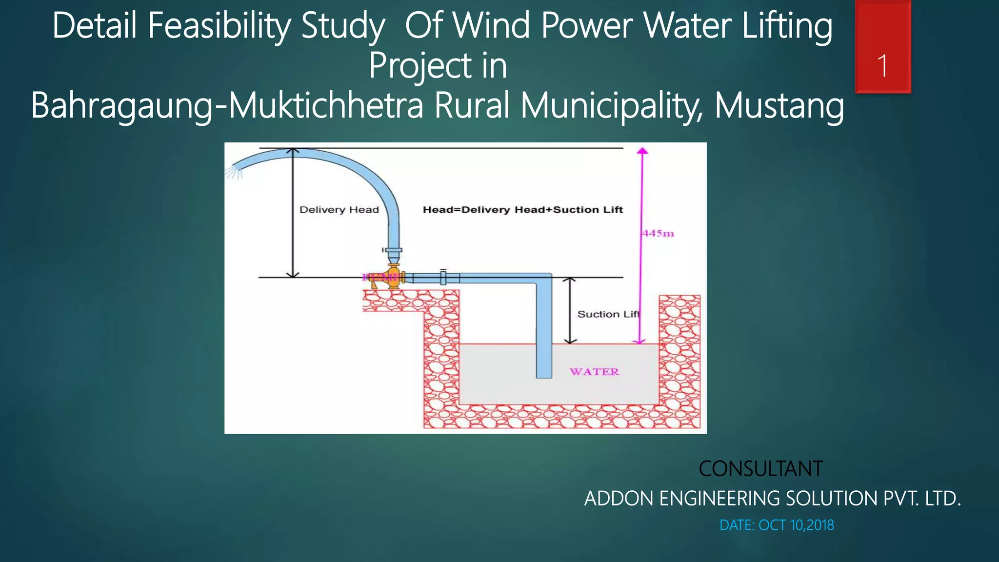 Detail Feasibility Study Of Wind Power Water Lifting Project in Mustang ...