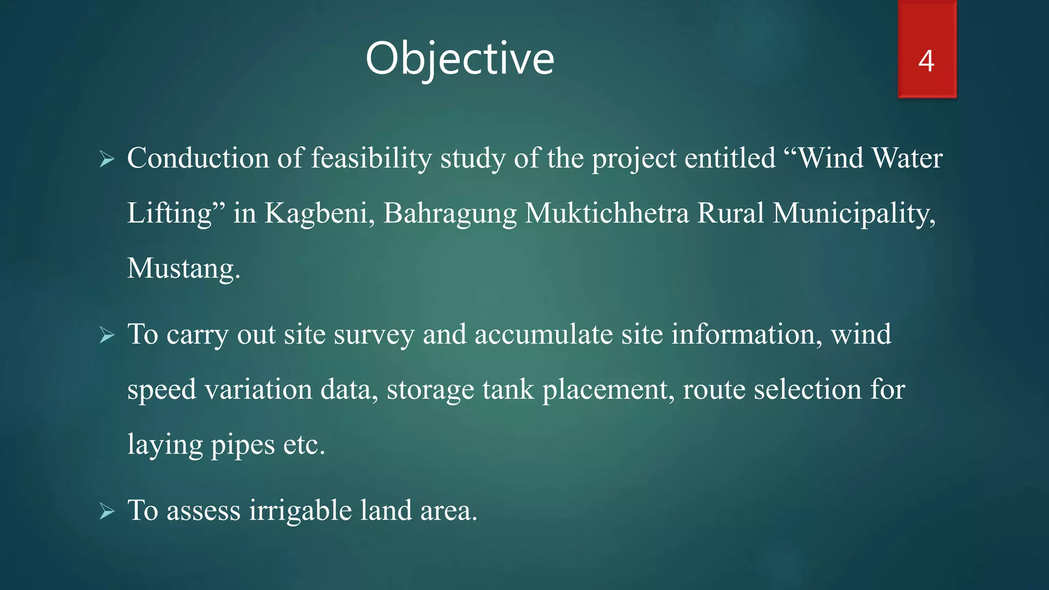 Detail Feasibility Study Of Wind Power Water Lifting Project in Mustang ...